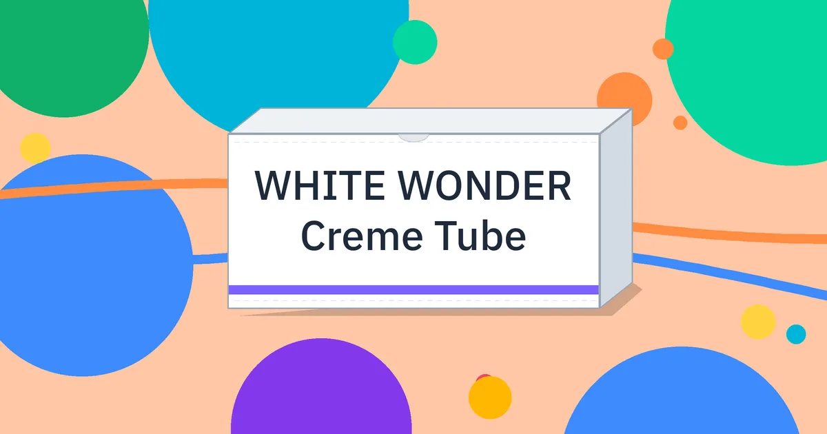 Symbolbild: Packung mit der Aufschrift WHITE WONDER Creme Tube (PZN 19630318) – Verfügbarkeit und Bezug in Apotheken in Frankfurt am Main
