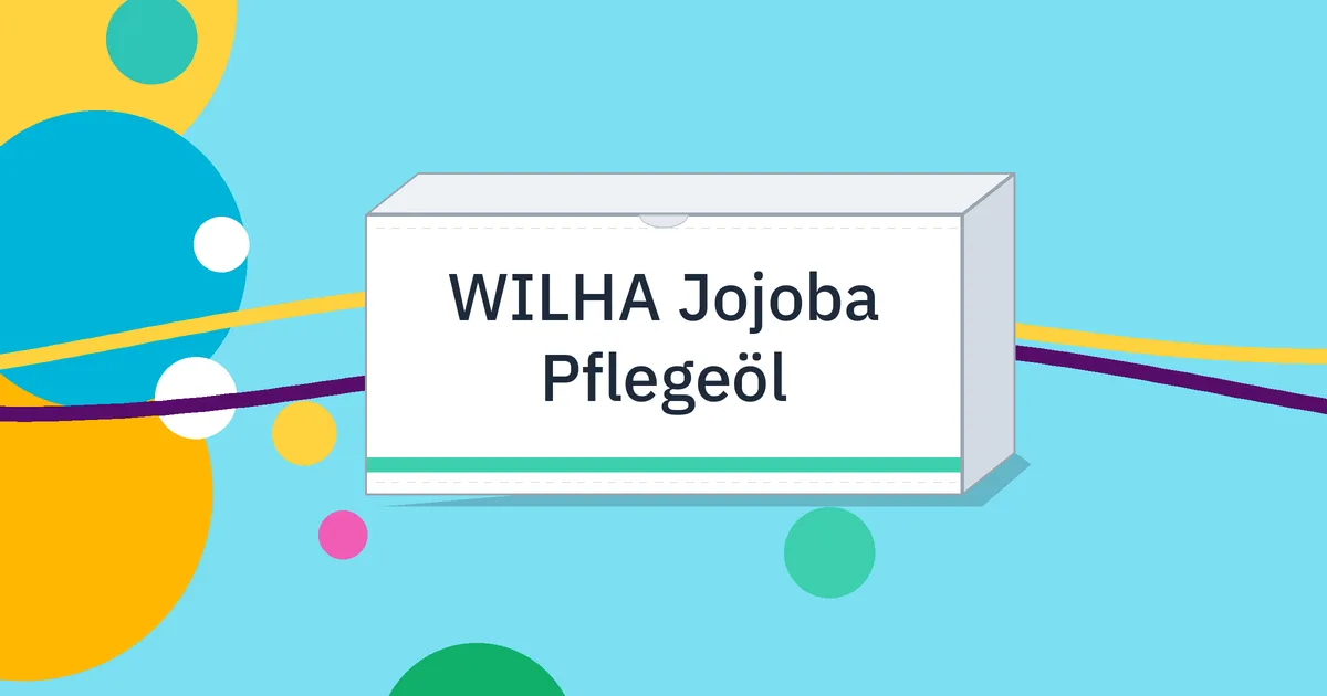 Symbolbild: Packung mit der Aufschrift WILHA Jojoba Pflegeöl (PZN 03363826) – Verfügbarkeit und Bezug in Apotheken in Frankfurt am Main