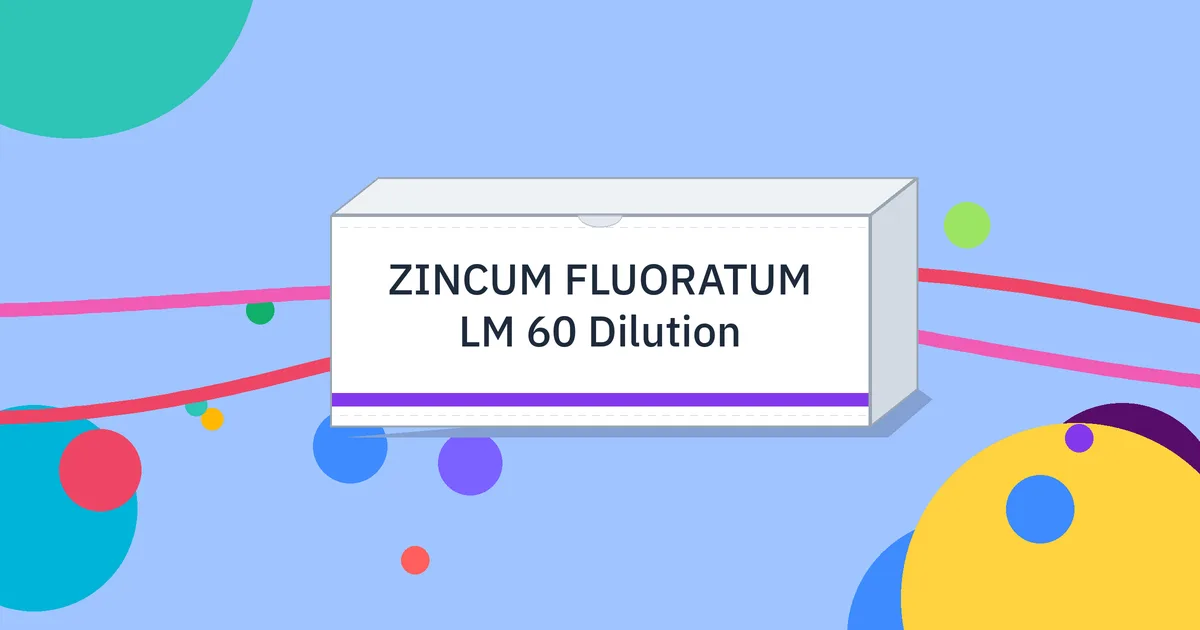 Symbolbild: Packung mit der Aufschrift ZINCUM FLUORATUM LM 60 Dilution (PZN 13293676) – Verfügbarkeit und Bezug in Apotheken in Frankfurt am Main