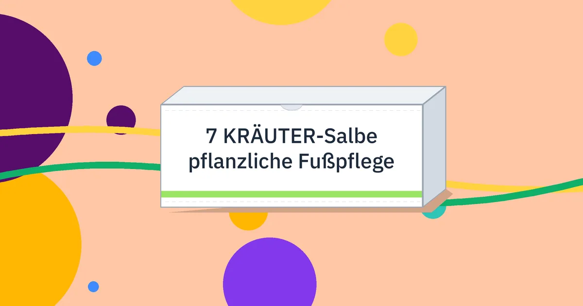 Symbolbild: Packung mit der Aufschrift 7 KRÄUTER-Salbe pflanzliche Fußpflege (PZN 18297319) – Verfügbarkeit und Bezug in Apotheken in Frankfurt am Main