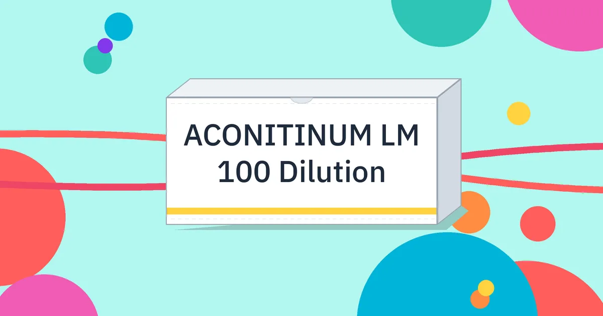 Symbolbild: Packung mit der Aufschrift ACONITINUM LM 100 Dilution (PZN 13290212) – Verfügbarkeit und Bezug in Apotheken in Frankfurt am Main