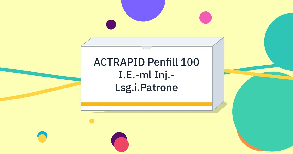 Symbolbild: Packung mit der Aufschrift ACTRAPID Penfill 100 I.E.-ml Inj.-Lsg.i.Patrone (PZN 04091407) – Verfügbarkeit und Bezug in Apotheken in Frankfurt am Main