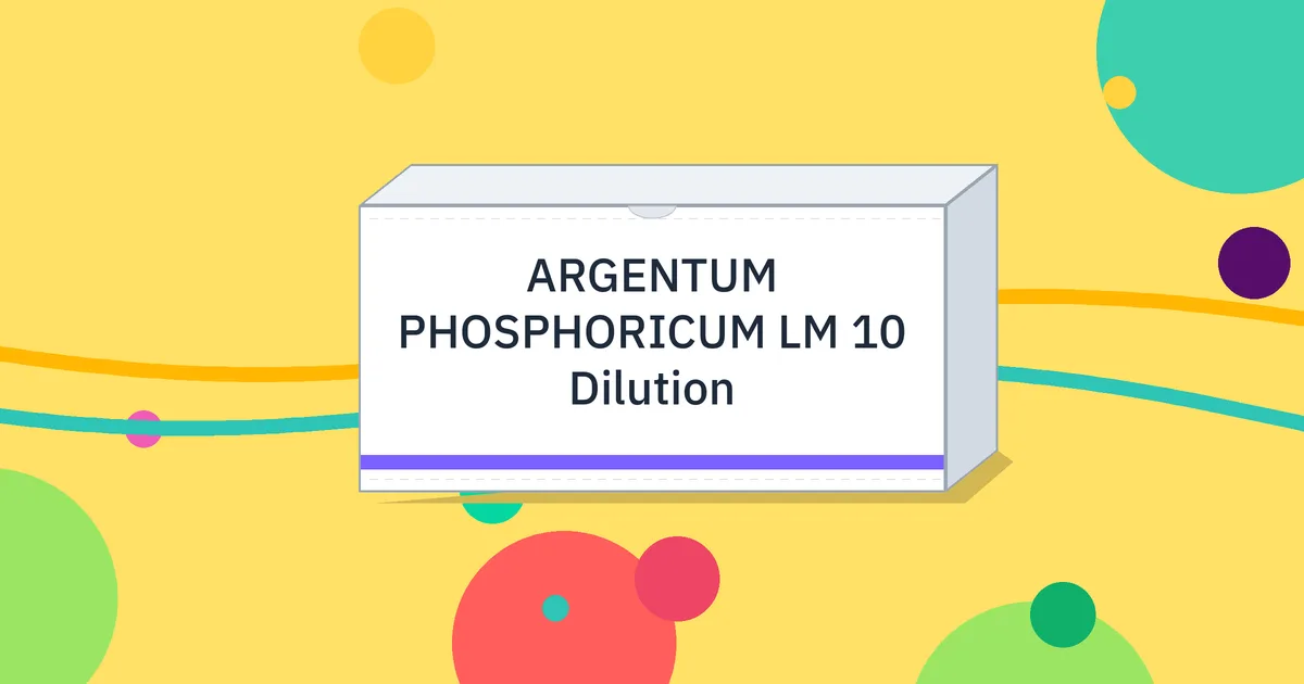 Symbolbild: Packung mit der Aufschrift ARGENTUM PHOSPHORICUM LM 10 Dilution (PZN 12769556) – Verfügbarkeit und Bezug in Apotheken in Frankfurt am Main