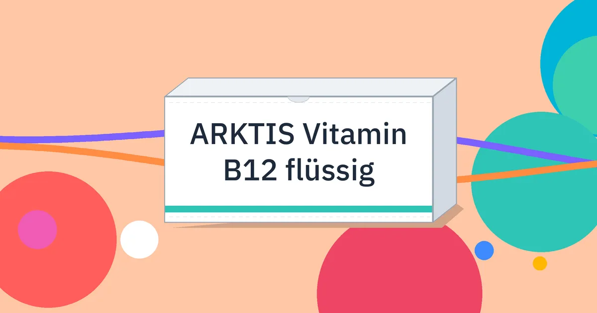 Symbolbild: Packung mit der Aufschrift ARKTIS Vitamin B12 flüssig (PZN 11312990) – Verfügbarkeit und Bezug in Apotheken in Frankfurt am Main