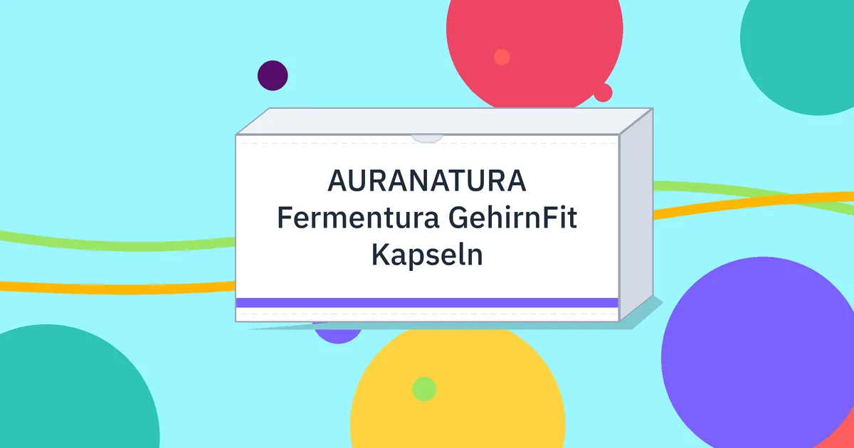 Symbolbild: Packung mit der Aufschrift AURANATURA Fermentura GehirnFit Kapseln (PZN 20011939) – Verfügbarkeit und Bezug in Apotheken in Frankfurt am Main