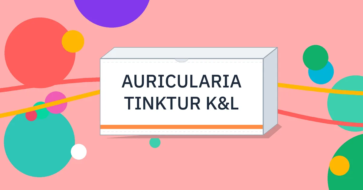 Symbolbild: Packung mit der Aufschrift AURICULARIA TINKTUR K&L (PZN 16607721) – Verfügbarkeit und Bezug in Apotheken in Frankfurt am Main