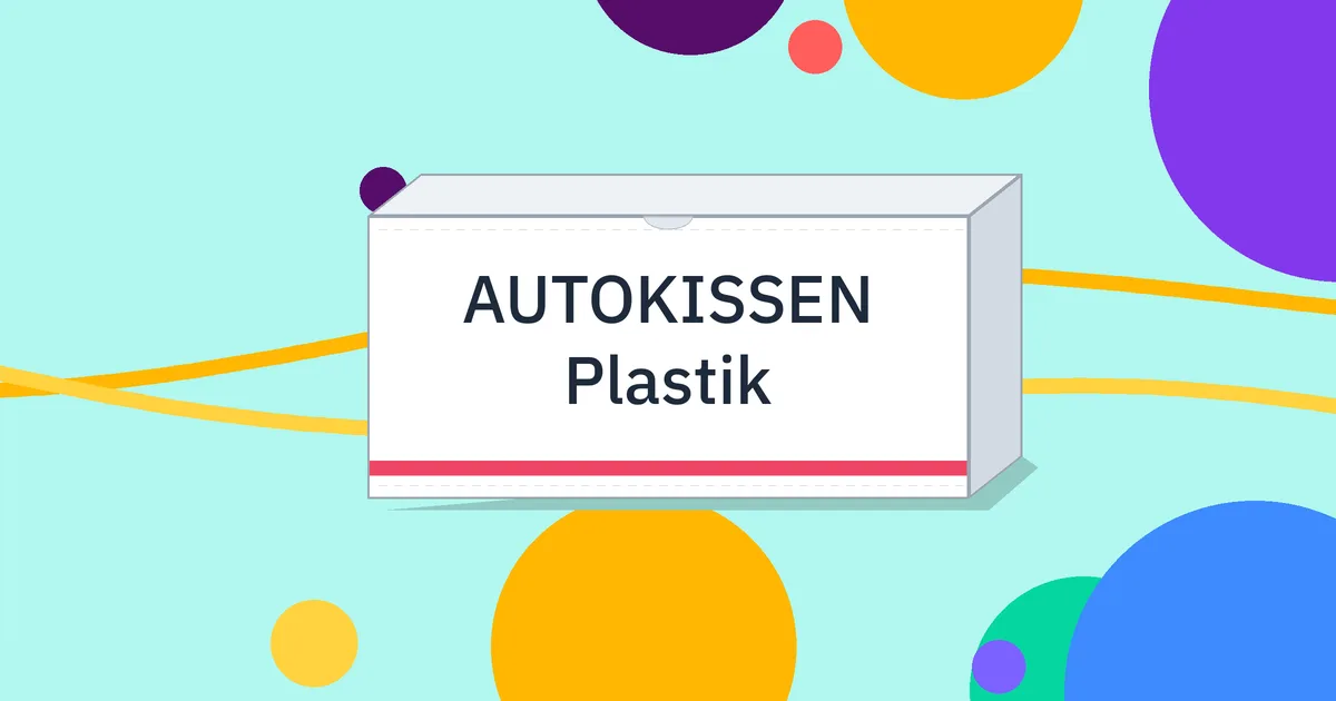Symbolbild: Packung mit der Aufschrift AUTOKISSEN Plastik (PZN 01723568) – Verfügbarkeit und Bezug in Apotheken in Frankfurt am Main