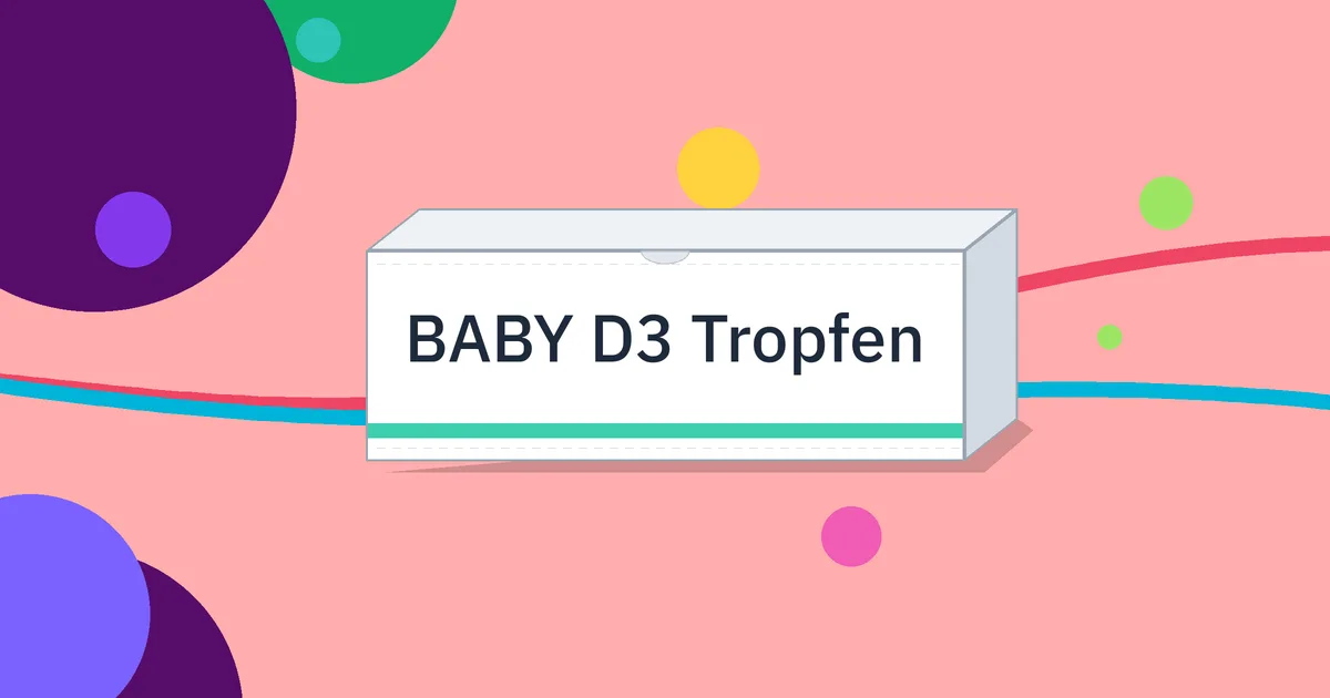 Symbolbild: Packung mit der Aufschrift BABY D3 Tropfen (PZN 18225248) – Verfügbarkeit und Bezug in Apotheken in Frankfurt am Main