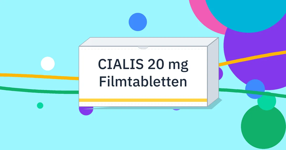 Symbolbild: Packung mit der Aufschrift CIALIS 20 mg Filmtabletten (PZN 13918627) – Verfügbarkeit und Bezug in Apotheken in Frankfurt am Main