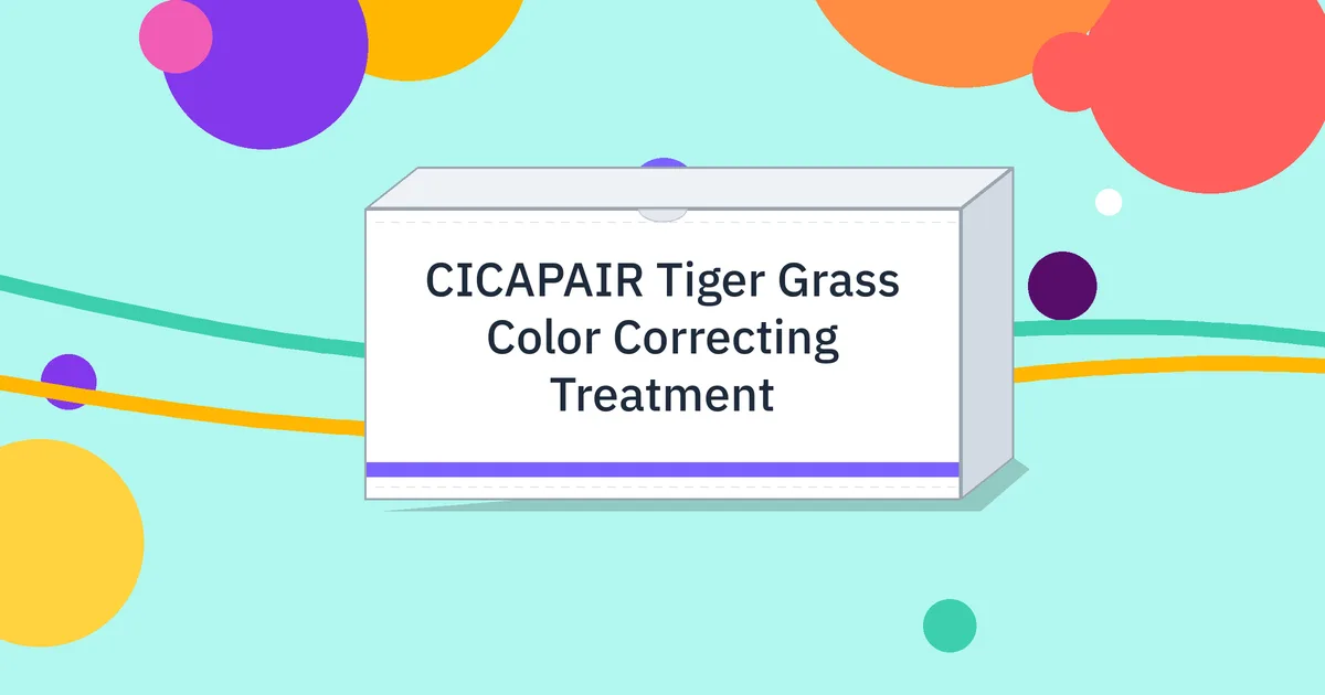 Symbolbild: Packung mit der Aufschrift CICAPAIR Tiger Grass Color Correcting Treatment (PZN 19068472) – Verfügbarkeit und Bezug in Apotheken in Frankfurt am Main