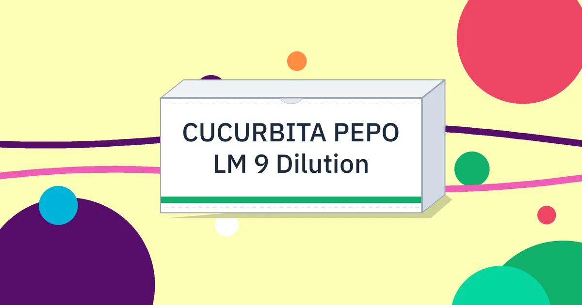 Symbolbild: Packung mit der Aufschrift CUCURBITA PEPO LM 9 Dilution (PZN 13457215) – Verfügbarkeit und Bezug in Apotheken in Frankfurt am Main