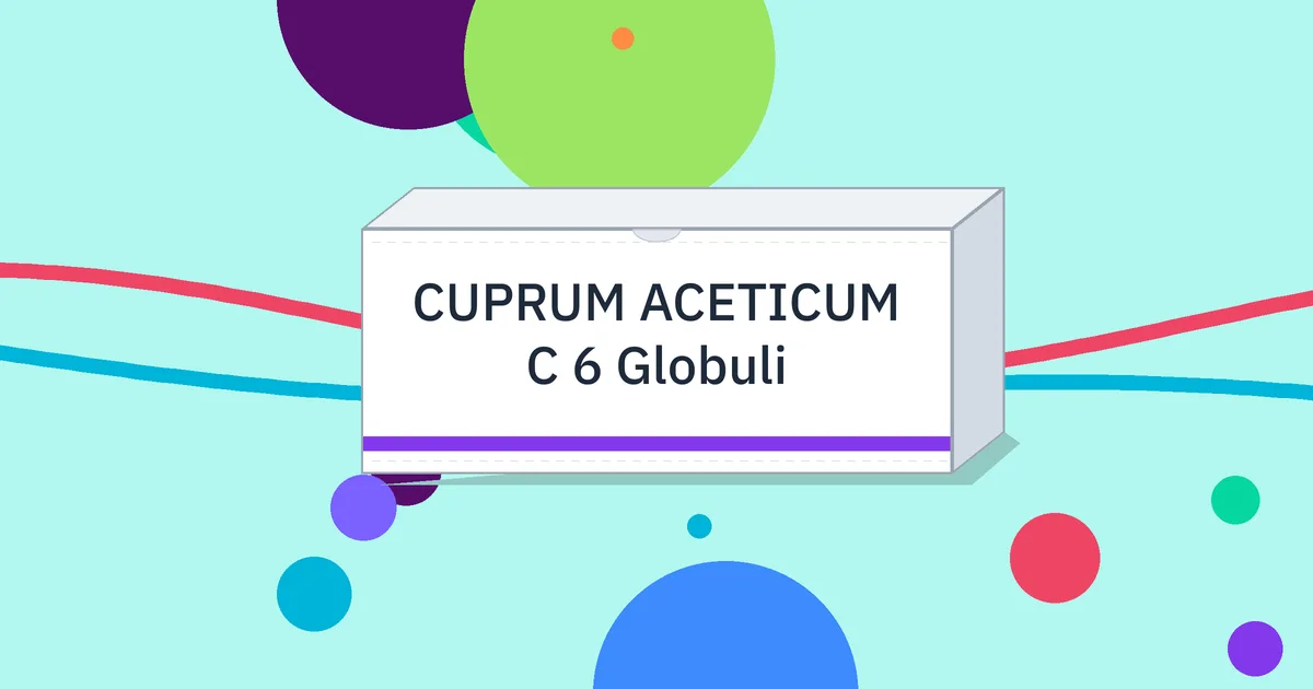 Symbolbild: Packung mit der Aufschrift CUPRUM ACETICUM C 6 Globuli (PZN 19714771) – Verfügbarkeit und Bezug in Apotheken in Frankfurt am Main
