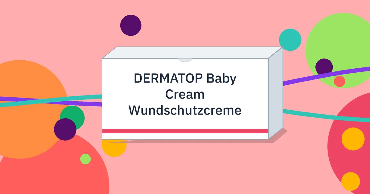 Symbolbild: Packung mit der Aufschrift DERMATOP Baby Cream Wundschutzcreme (PZN 19513653) – Verfügbarkeit und Bezug in Apotheken in Frankfurt am Main