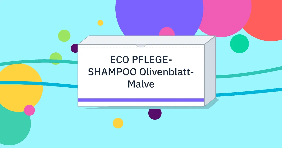 Symbolbild: Packung mit der Aufschrift ECO PFLEGE-SHAMPOO Olivenblatt-Malve (PZN 17532876) – Verfügbarkeit und Bezug in Apotheken in Frankfurt am Main