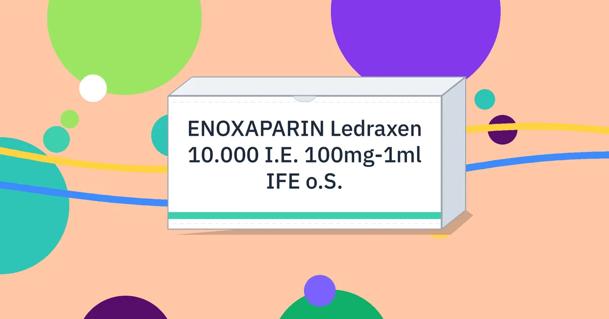 Symbolbild: Packung mit der Aufschrift ENOXAPARIN Ledraxen 10.000 I.E. 100mg-1ml IFE o.S. (PZN 18861895) – Verfügbarkeit und Bezug in Apotheken in Frankfurt am Main
