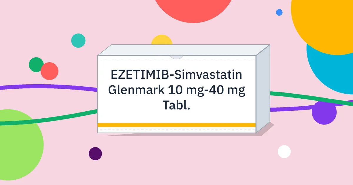 Symbolbild: Packung mit der Aufschrift EZETIMIB-Simvastatin Glenmark 10 mg-40 mg Tabl. (PZN 14266210) – Verfügbarkeit und Bezug in Apotheken in Frankfurt am Main
