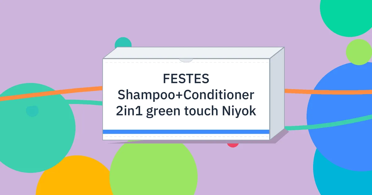 Symbolbild: Packung mit der Aufschrift FESTES Shampoo+Conditioner 2in1 green touch Niyok (PZN 17535745) – Verfügbarkeit und Bezug in Apotheken in Frankfurt am Main