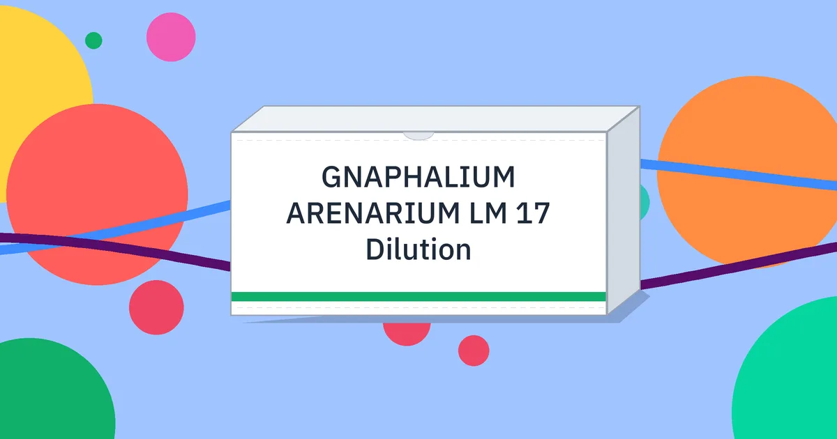 Symbolbild: Packung mit der Aufschrift GNAPHALIUM ARENARIUM LM 17 Dilution (PZN 13544701) – Verfügbarkeit und Bezug in Apotheken in Frankfurt am Main