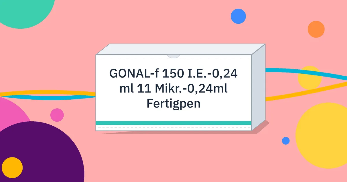 Symbolbild: Packung mit der Aufschrift GONAL-f 150 I.E.-0,24 ml 11 Mikr.-0,24ml Fertigpen (PZN 18881308) – Verfügbarkeit und Bezug in Apotheken in Frankfurt am Main