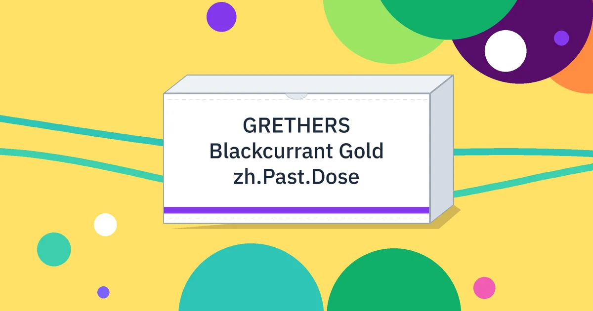 Symbolbild: Packung mit der Aufschrift GRETHERS Blackcurrant Gold zh.Past.Dose (PZN 00560414) – Verfügbarkeit und Bezug in Apotheken in Frankfurt am Main
