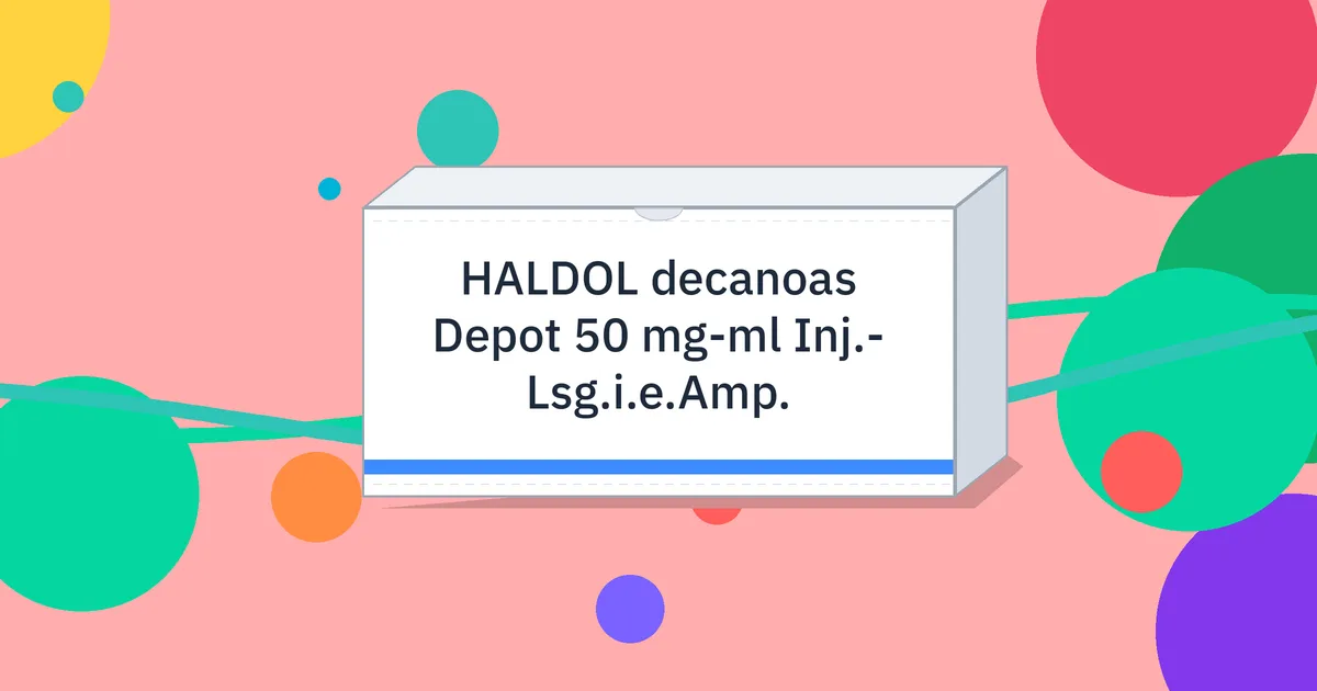 Symbolbild: Packung mit der Aufschrift HALDOL decanoas Depot 50 mg-ml Inj.-Lsg.i.e.Amp. (PZN 17839379) – Verfügbarkeit und Bezug in Apotheken in Frankfurt am Main