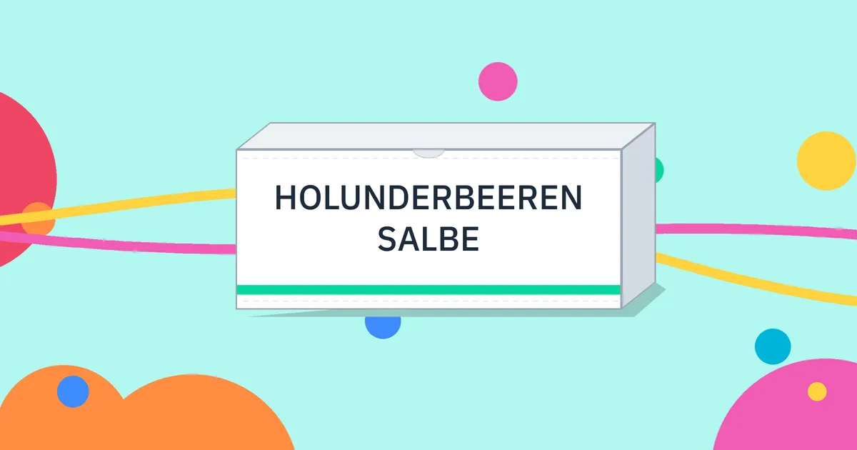 Symbolbild: Packung mit der Aufschrift HOLUNDERBEEREN SALBE (PZN 18091523) – Verfügbarkeit und Bezug in Apotheken in Frankfurt am Main