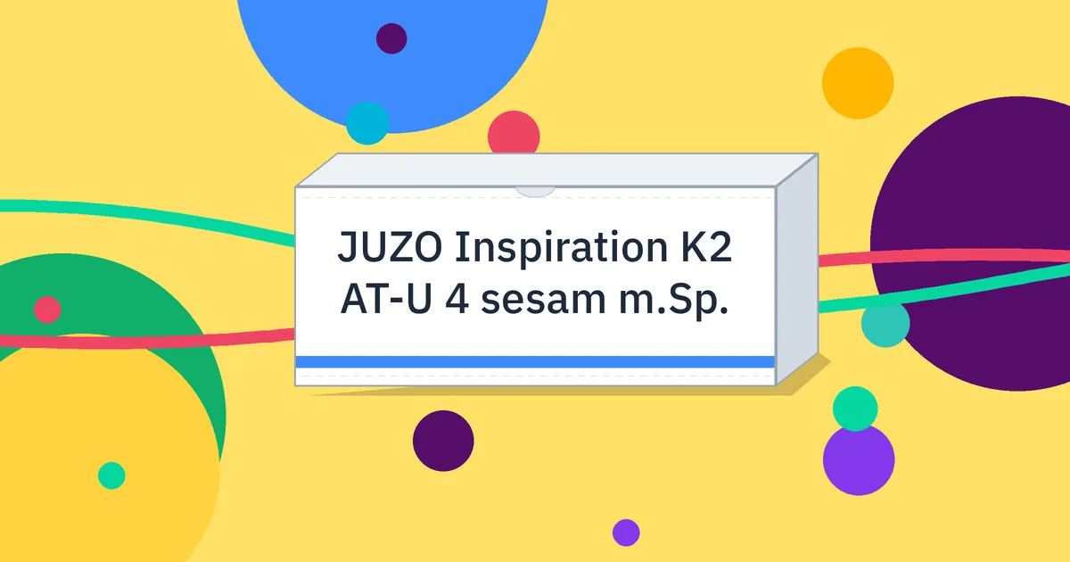 Symbolbild: Packung mit der Aufschrift JUZO Inspiration K2 AT-U 4 sesam m.Sp. (PZN 14928036) – Verfügbarkeit und Bezug in Apotheken in Frankfurt am Main
