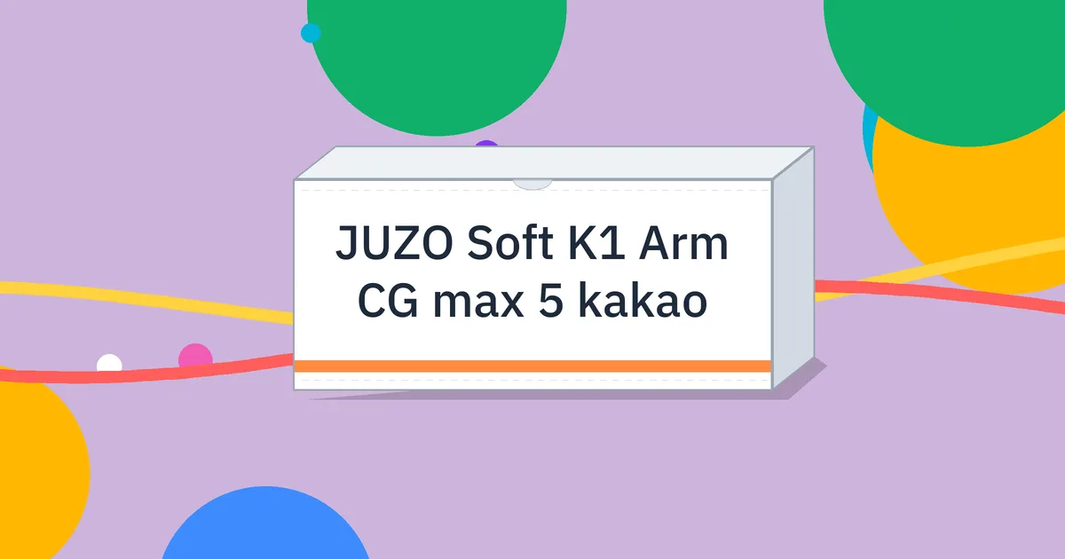 Symbolbild: Packung mit der Aufschrift JUZO Soft K1 Arm CG max 5 kakao (PZN 15510540) – Verfügbarkeit und Bezug in Apotheken in Frankfurt am Main