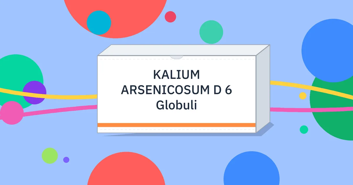Symbolbild: Packung mit der Aufschrift KALIUM ARSENICOSUM D 6 Globuli (PZN 07170886) – Verfügbarkeit und Bezug in Apotheken in Frankfurt am Main