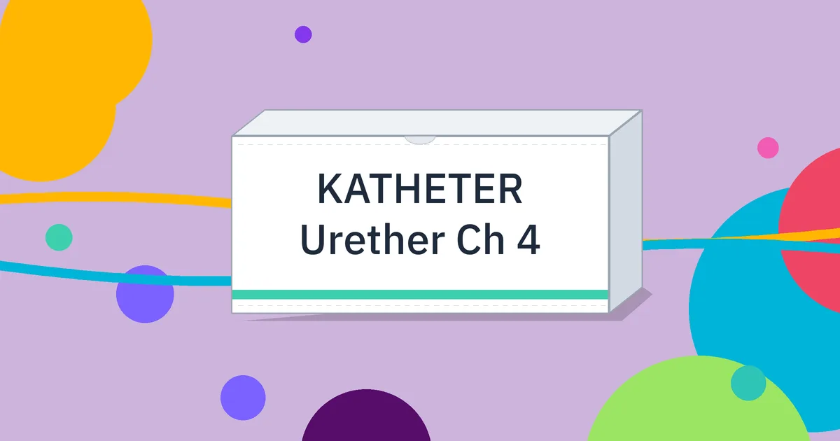 Symbolbild: Packung mit der Aufschrift KATHETER Urether Ch 4 (PZN 02441607) – Verfügbarkeit und Bezug in Apotheken in Frankfurt am Main