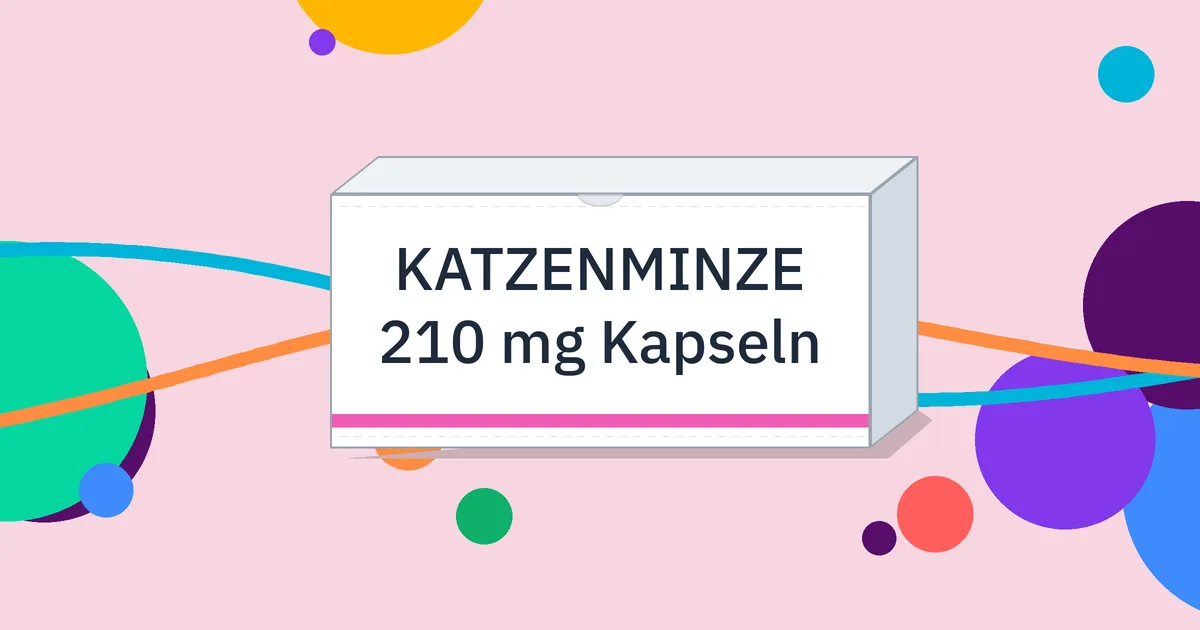 Symbolbild: Packung mit der Aufschrift KATZENMINZE 210 mg Kapseln (PZN 17191642) – Verfügbarkeit und Bezug in Apotheken in Frankfurt am Main
