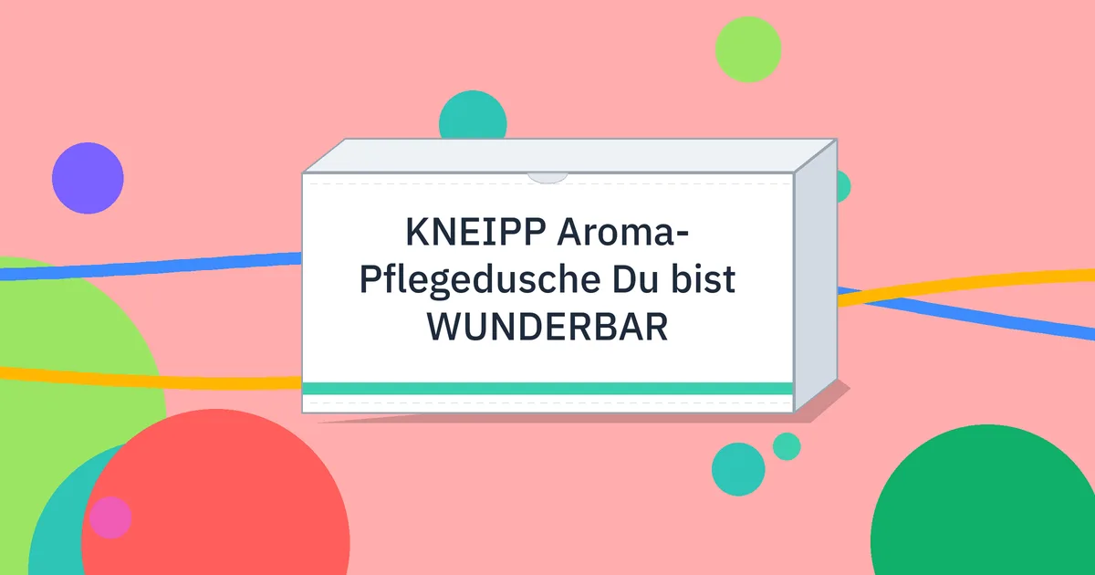 Symbolbild: Packung mit der Aufschrift KNEIPP Aroma-Pflegedusche Du bist WUNDERBAR (PZN 19162372) – Verfügbarkeit und Bezug in Apotheken in Frankfurt am Main