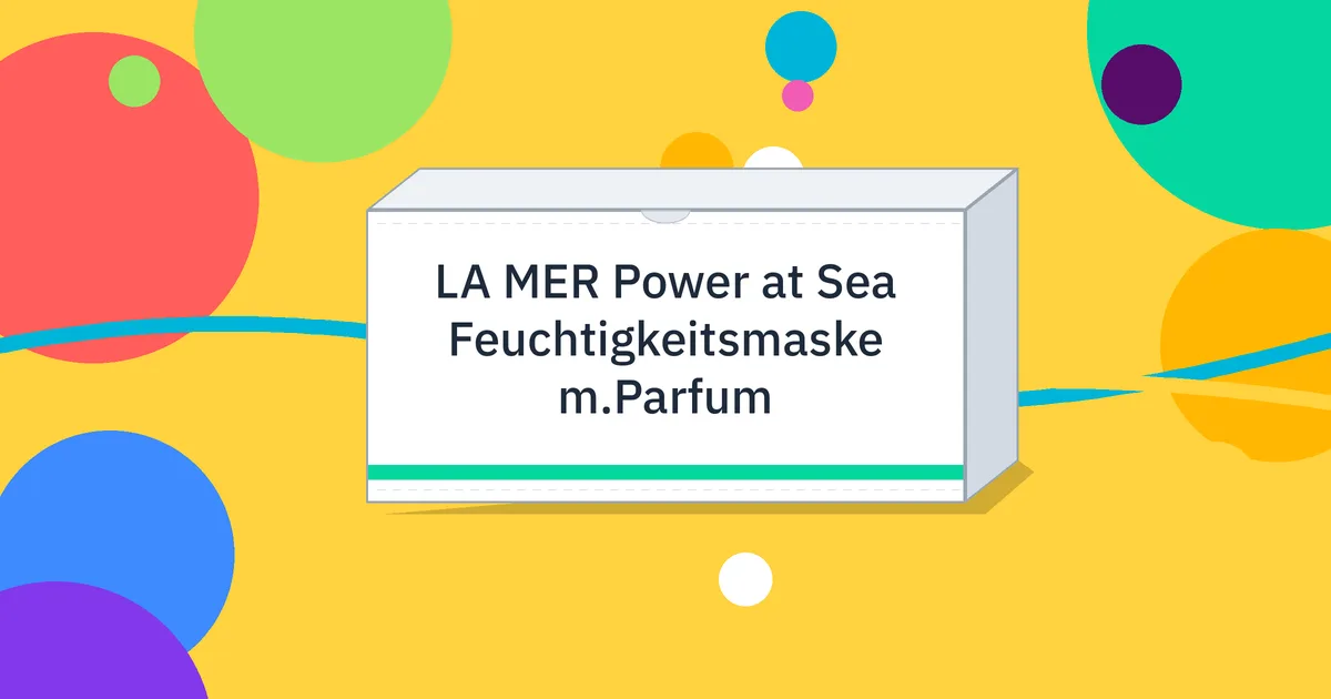 Symbolbild: Packung mit der Aufschrift LA MER Power at Sea Feuchtigkeitsmaske m.Parfum (PZN 18468270) – Verfügbarkeit und Bezug in Apotheken in Frankfurt am Main