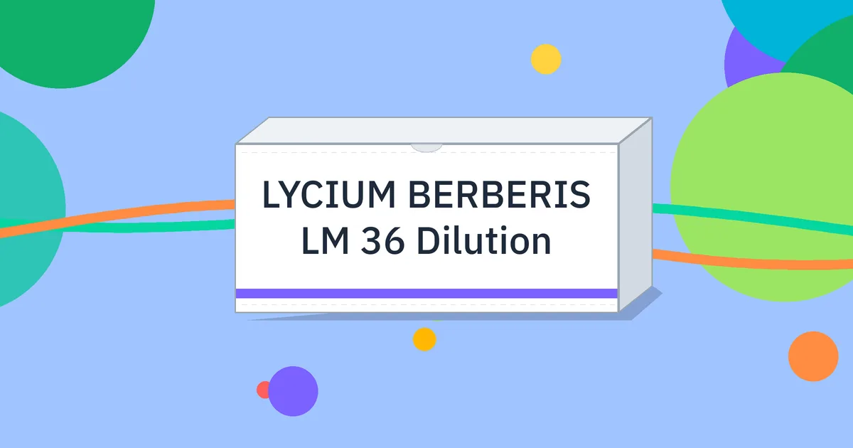 Symbolbild: Packung mit der Aufschrift LYCIUM BERBERIS LM 36 Dilution (PZN 13537345) – Verfügbarkeit und Bezug in Apotheken in Frankfurt am Main