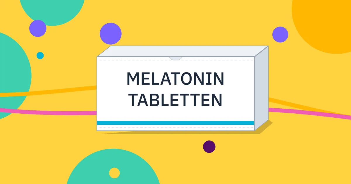 Symbolbild: Packung mit der Aufschrift MELATONIN TABLETTEN (PZN 20333040) – Verfügbarkeit und Bezug in Apotheken in Frankfurt am Main