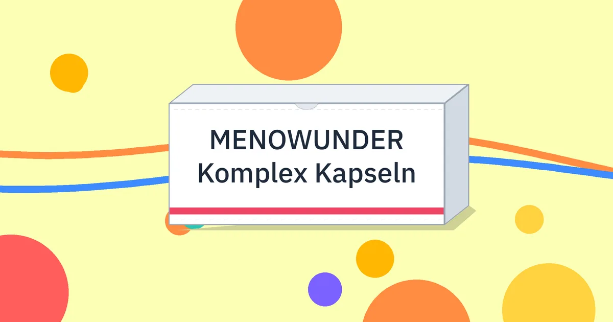 Symbolbild: Packung mit der Aufschrift MENOWUNDER Komplex Kapseln (PZN 20391592) – Verfügbarkeit und Bezug in Apotheken in Frankfurt am Main