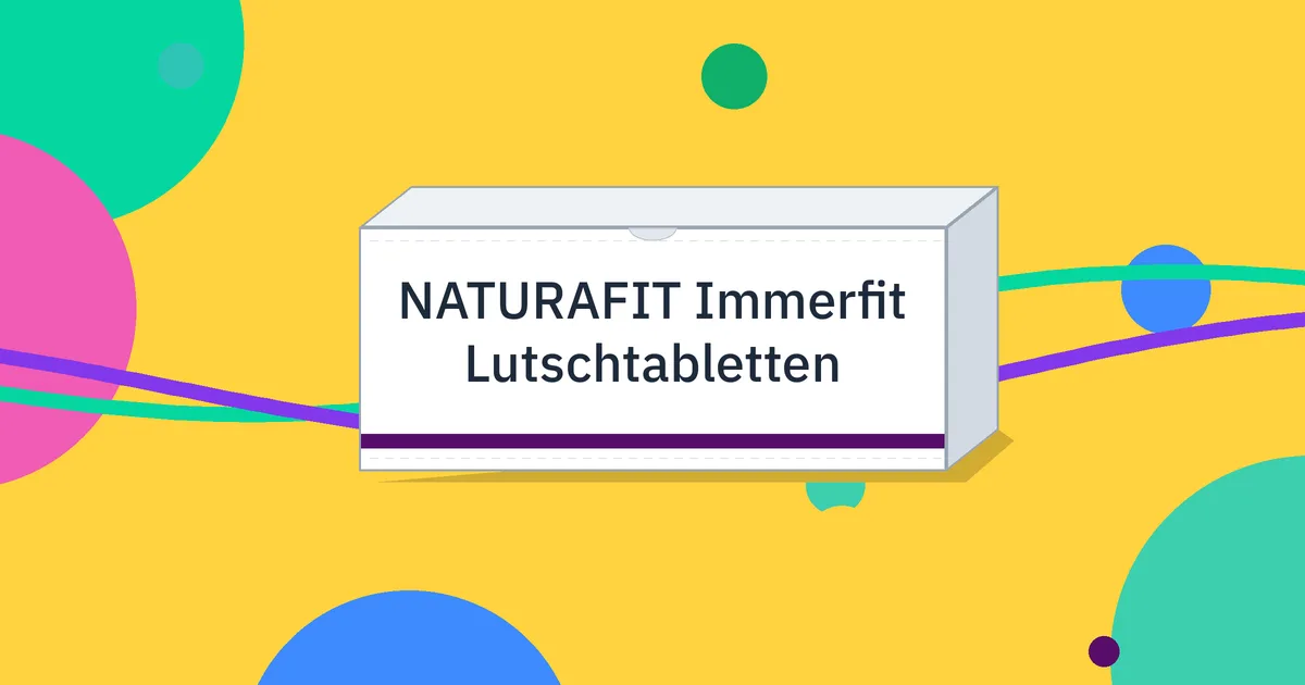 Symbolbild: Packung mit der Aufschrift NATURAFIT Immerfit Lutschtabletten (PZN 12515927) – Verfügbarkeit und Bezug in Apotheken in Frankfurt am Main