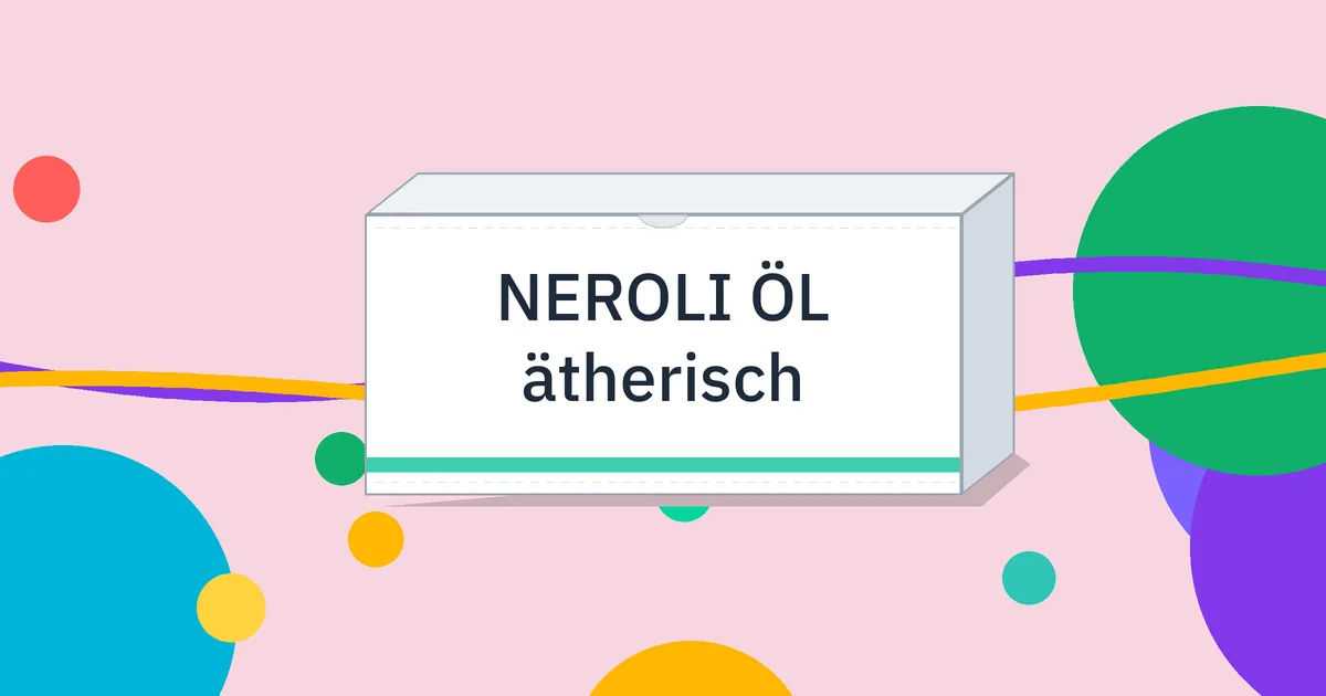 Symbolbild: Packung mit der Aufschrift NEROLI ÖL ätherisch (PZN 13574435) – Verfügbarkeit und Bezug in Apotheken in Frankfurt am Main