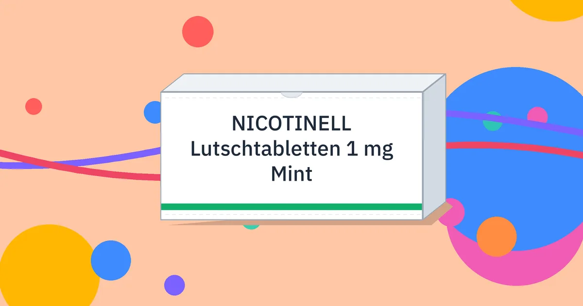 Symbolbild: Packung mit der Aufschrift NICOTINELL Lutschtabletten 1 mg Mint (PZN 19999779) – Verfügbarkeit und Bezug in Apotheken in Frankfurt am Main
