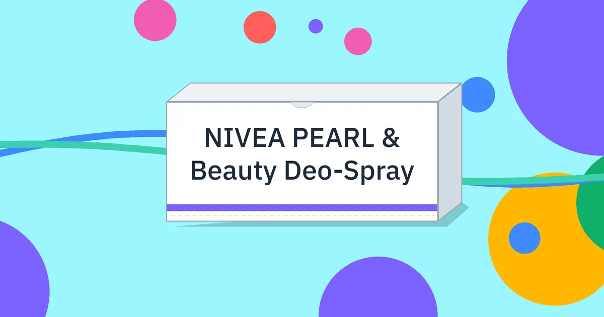 Symbolbild: Packung mit der Aufschrift NIVEA PEARL & Beauty Deo-Spray (PZN 20799620) – Verfügbarkeit und Bezug in Apotheken in Frankfurt am Main