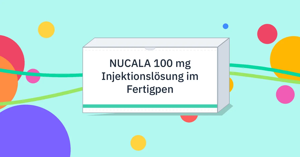 Symbolbild: Packung mit der Aufschrift NUCALA 100 mg Injektionslösung im Fertigpen (PZN 16394248) – Verfügbarkeit und Bezug in Apotheken in Frankfurt am Main