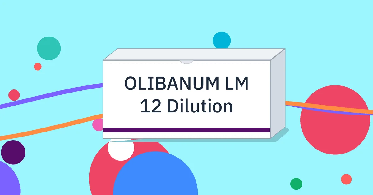 Symbolbild: Packung mit der Aufschrift OLIBANUM LM 12 Dilution (PZN 12971677) – Verfügbarkeit und Bezug in Apotheken in Frankfurt am Main