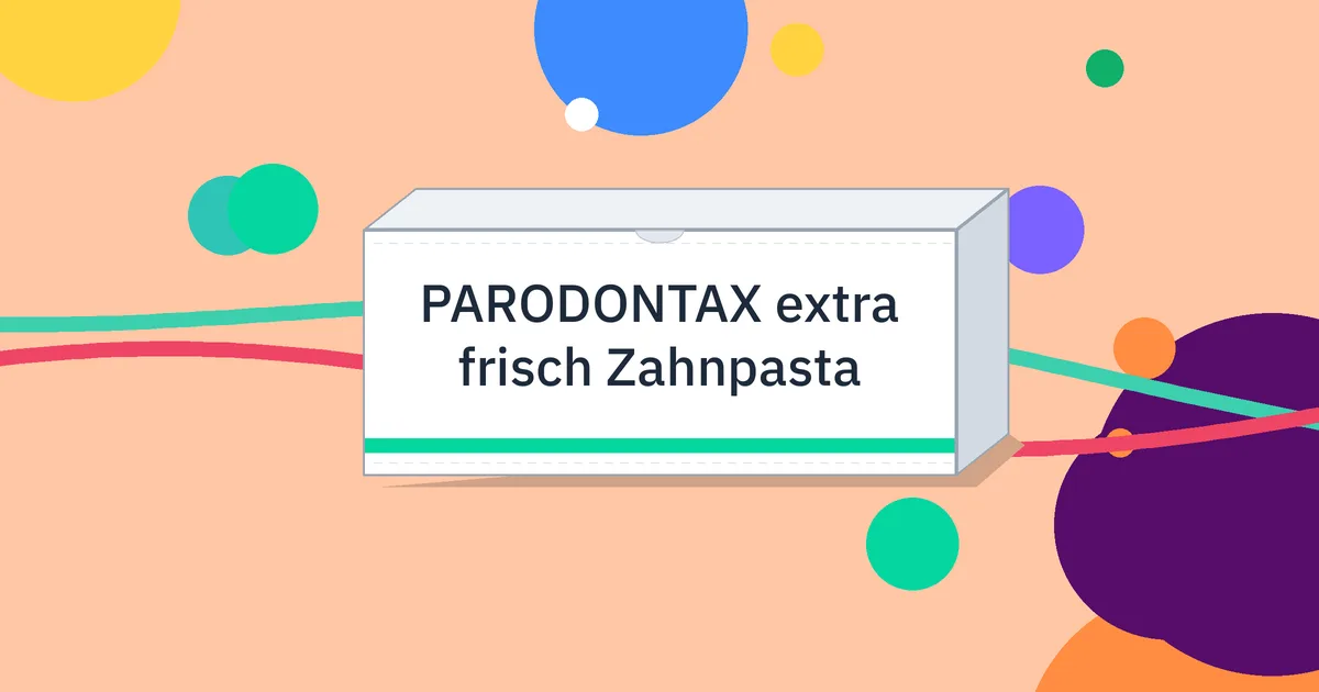 Symbolbild: Packung mit der Aufschrift PARODONTAX extra frisch Zahnpasta (PZN 02836493) – Verfügbarkeit und Bezug in Apotheken in Frankfurt am Main