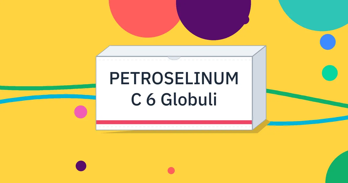 Symbolbild: Packung mit der Aufschrift PETROSELINUM C 6 Globuli (PZN 19717976) – Verfügbarkeit und Bezug in Apotheken in Frankfurt am Main