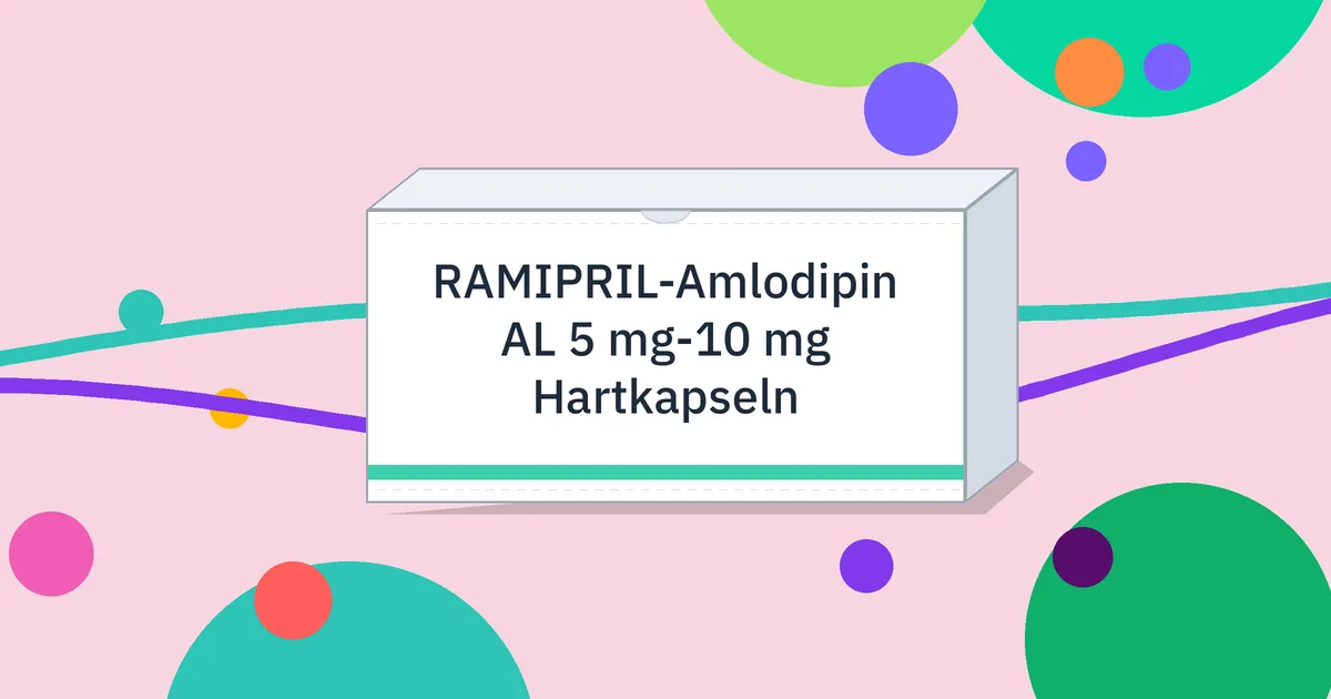 Symbolbild: Packung mit der Aufschrift RAMIPRIL-Amlodipin AL 5 mg-10 mg Hartkapseln (PZN 15563536) – Verfügbarkeit und Bezug in Apotheken in Frankfurt am Main