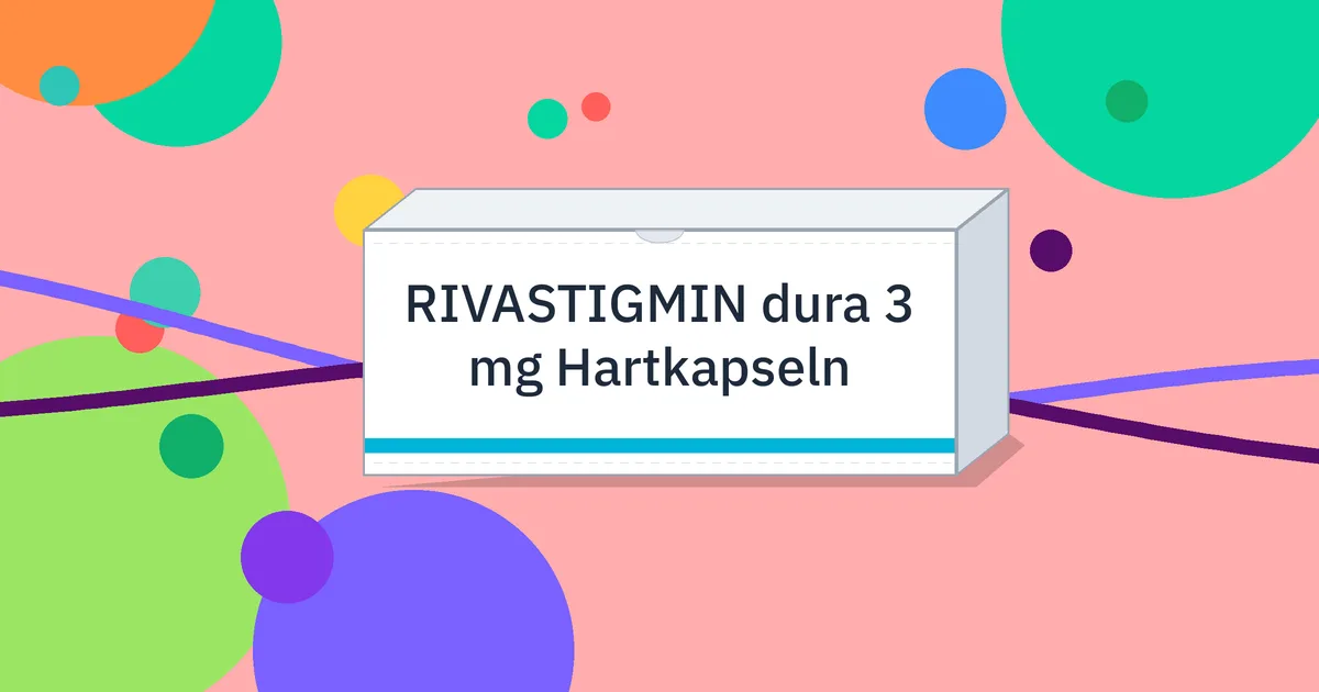 Symbolbild: Packung mit der Aufschrift RIVASTIGMIN dura 3 mg Hartkapseln (PZN 09289255) – Verfügbarkeit und Bezug in Apotheken in Frankfurt am Main