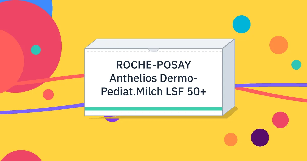 Symbolbild: Packung mit der Aufschrift ROCHE-POSAY Anthelios Dermo-Pediat.Milch LSF 50+ (PZN 18257662) – Verfügbarkeit und Bezug in Apotheken in Frankfurt am Main