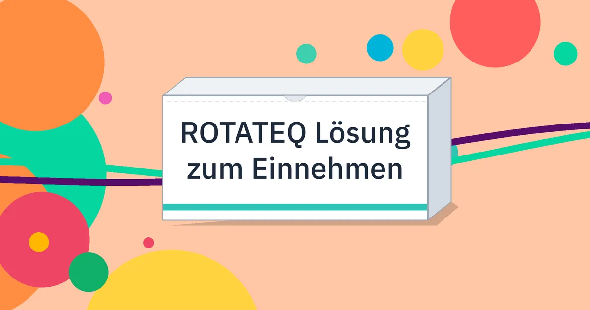 Symbolbild: Packung mit der Aufschrift ROTATEQ Lösung zum Einnehmen (PZN 18064302) – Verfügbarkeit und Bezug in Apotheken in Frankfurt am Main