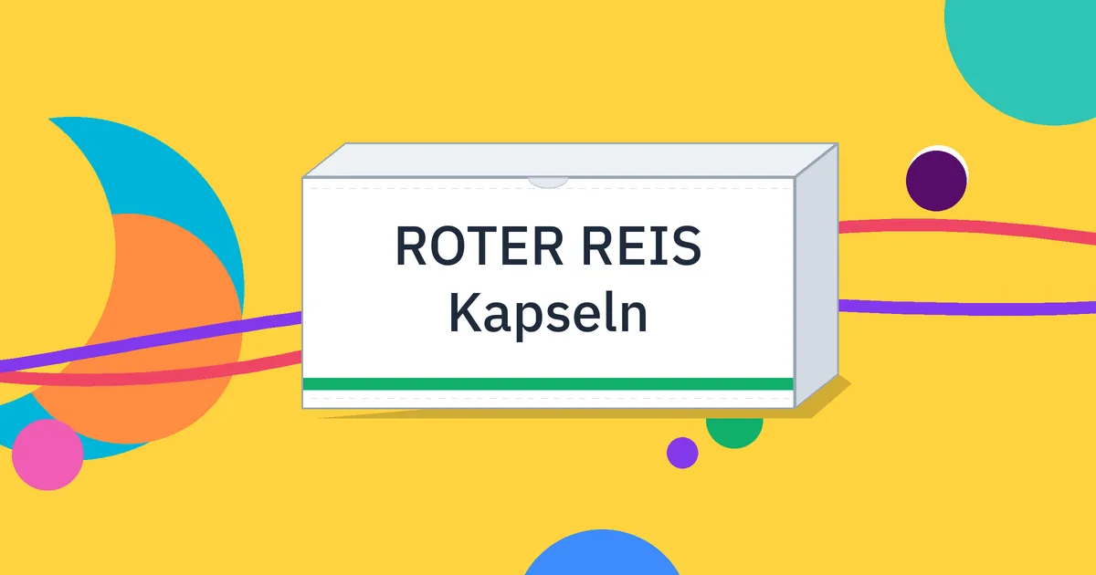 Symbolbild: Packung mit der Aufschrift ROTER REIS Kapseln (PZN 11520010) – Verfügbarkeit und Bezug in Apotheken in Frankfurt am Main