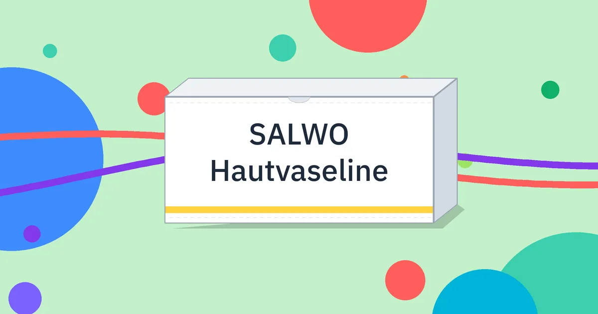 Symbolbild: Packung mit der Aufschrift SALWO Hautvaseline (PZN 06862518) – Verfügbarkeit und Bezug in Apotheken in Frankfurt am Main